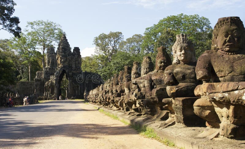 Entrance Stone Path from Ta Som Temple. Angkor Wat Stock Photo - Image ...