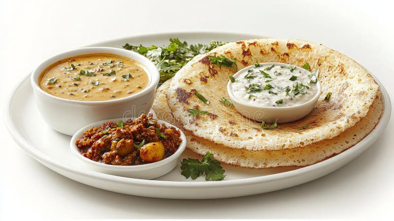 South Indian Meal Presentation Stock Photo - Image of spices, south ...