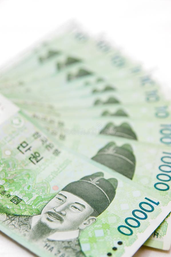South Korea money stock image. Image of finance, cash - 15469847