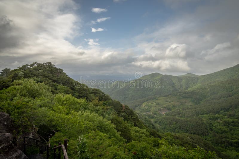 South Korea mountains stock image. Image of background - 198730543