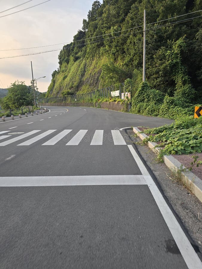 South korea road stock image. Image of sout, hill, road - 376704551