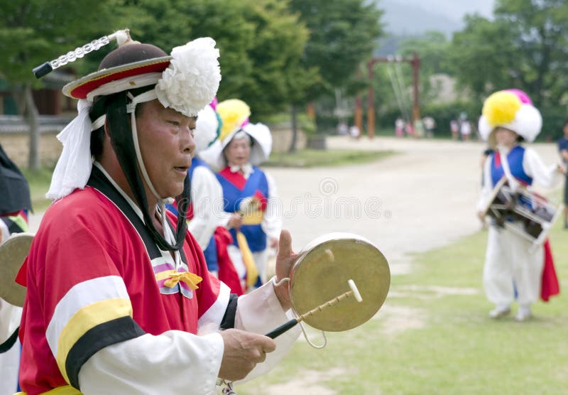 South Korean folklore editorial photography. Image of village - 14717497
