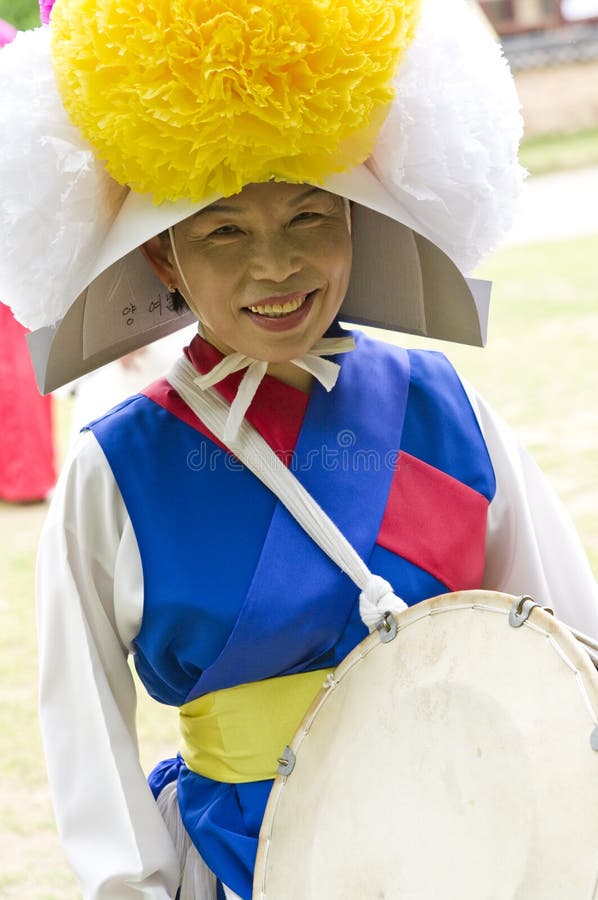 South Korean folklore editorial photography. Image of village - 14717497