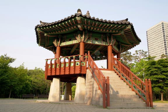 South Korean structure stock photo. Image of pagoda, east - 24938022