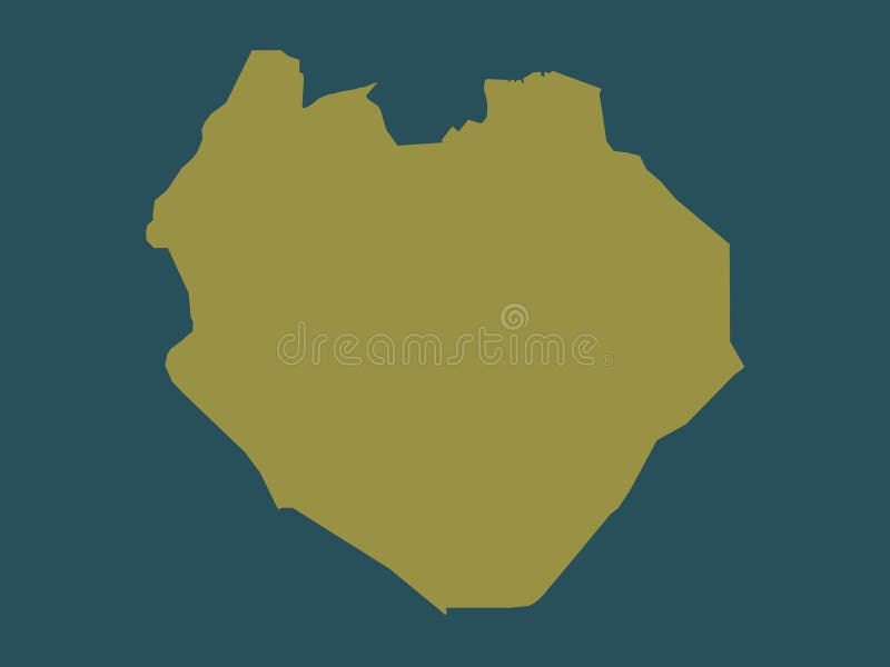 South Kurdufan, Sudan. Solid. No Legend Stock Illustration ...