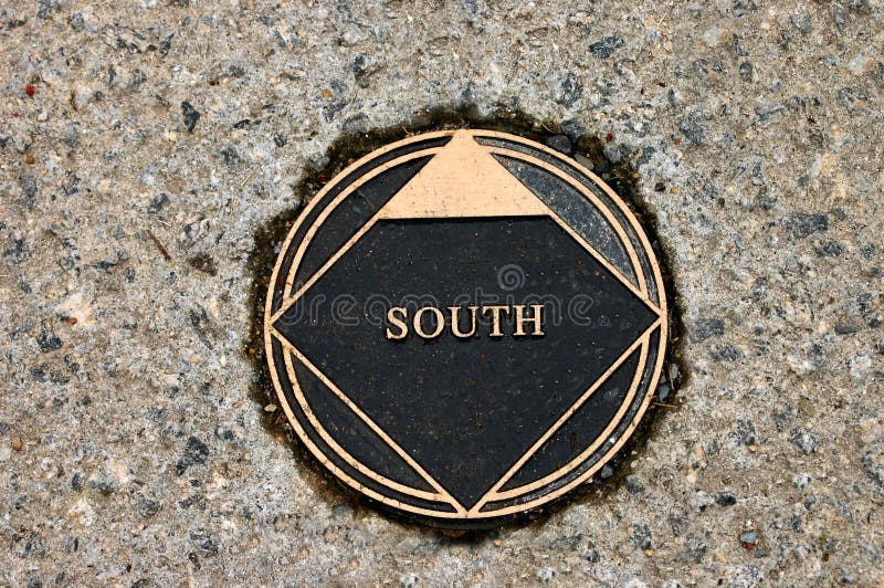 South marker stock photo. Image of south, travel, label - 147048