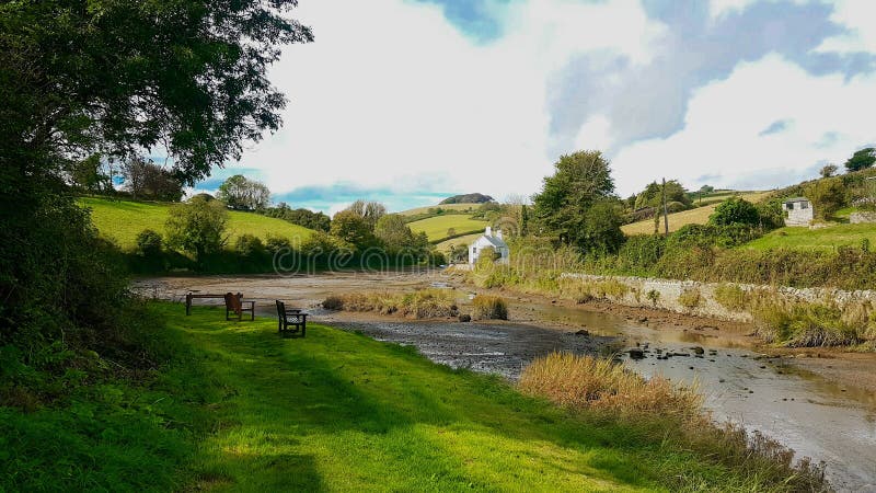South Pool, Southpool Creek , Devon UK Stock Photo - Image of landscape ...