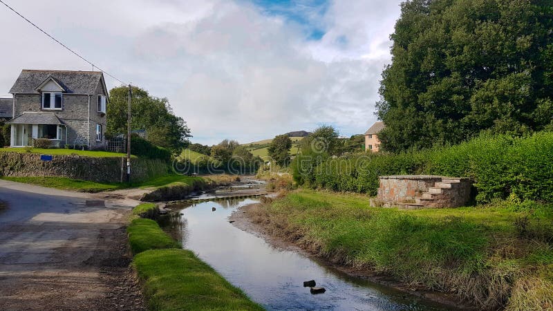 South Pool, Southpool Creek , Devon UK Stock Photo - Image of flower ...