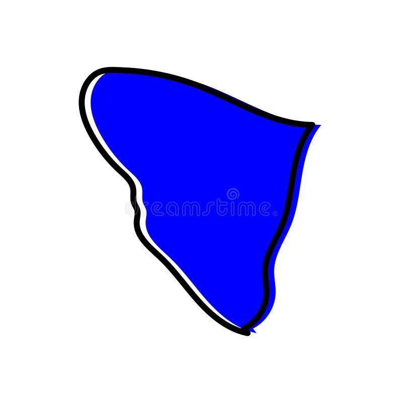 South Sinai State Map Design in Vector Form Stock Illustration ...