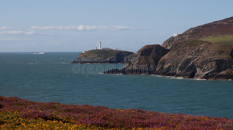 South Stack lighthouse stock image. Image of anglesey - 22111697