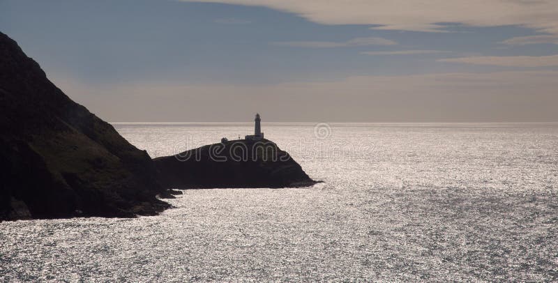 South Stack lighthouse stock image. Image of cliffs, isle - 24276239