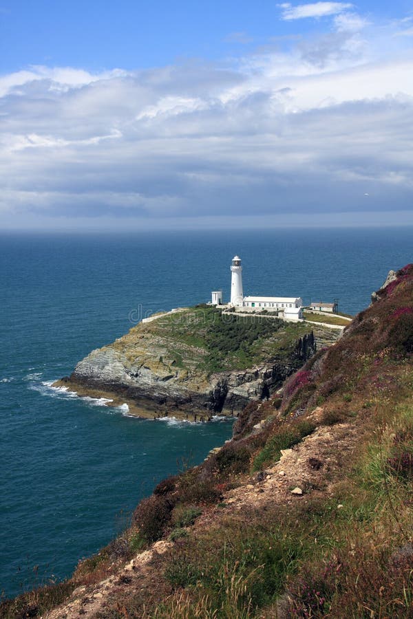 South Stack Lighthouse stock photo. Image of anglesey - 5615444
