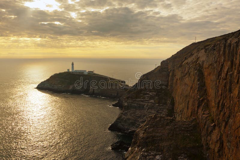 South Stack Lighthouse stock photo. Image of island, wales - 5265996