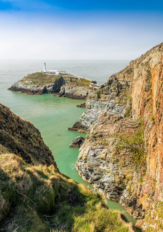 Coastal Cliffs, Anglesey, Wales. Stock Photo - Image of vacation ...