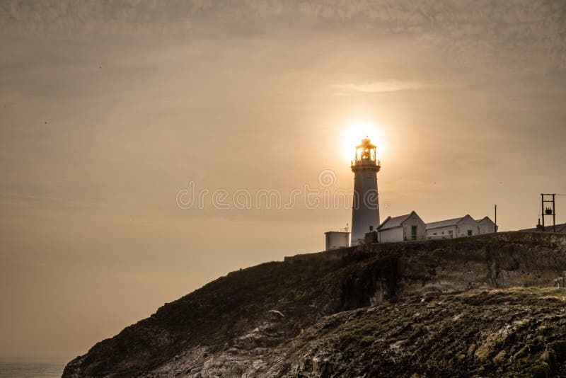 South Stack Lighthouse, Holyhead ,North Wales Stock Photo - Image of ...