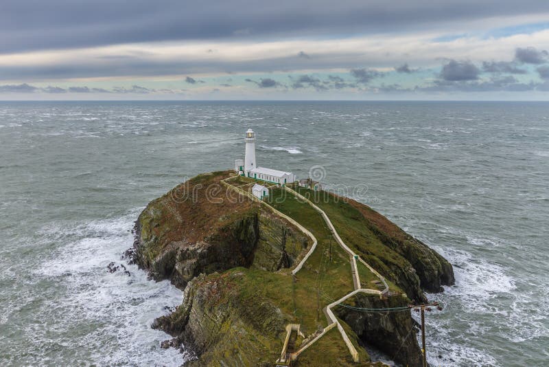 South Stack Lighthouse stock photo. Image of building - 36271338
