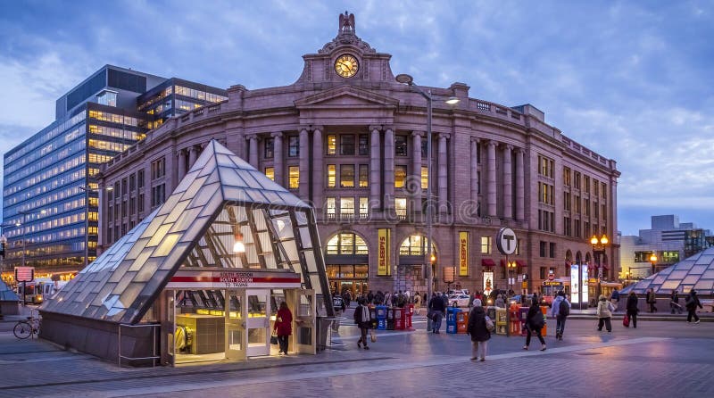 South Station editorial stock image. Image of massachusetts - 43683029