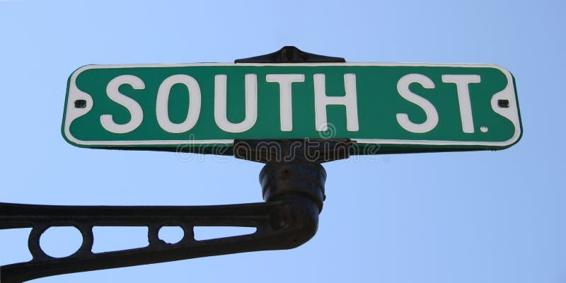 South Street Sign stock photo. Image of finder, sign, direction - 5019594