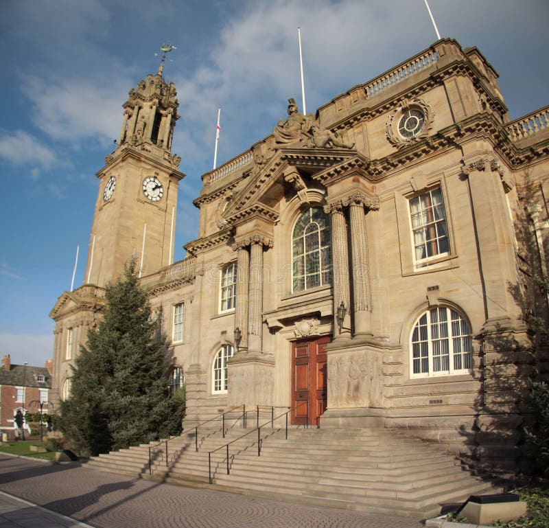 South Tyneside Town Hall stock image. Image of britannia - 7248013
