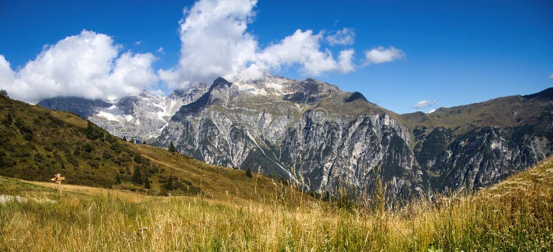 South Tyrolean Alps in Autumn Stock Image - Image of season, south ...