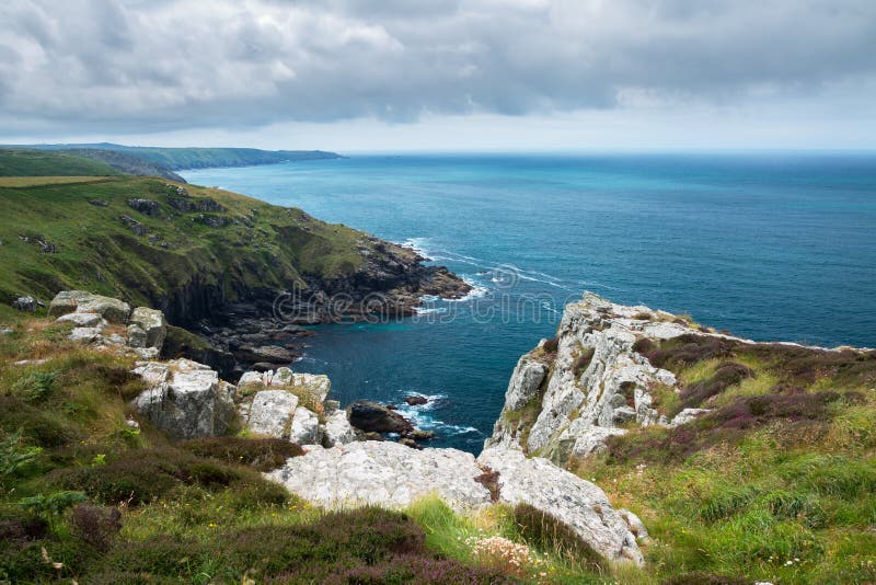 South west coast path stock photo. Image of shore, skies - 51505546