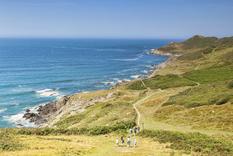 South West Coast Path Woolacombe Uk Editorial Stock Image Image Of Landscape British 135742639