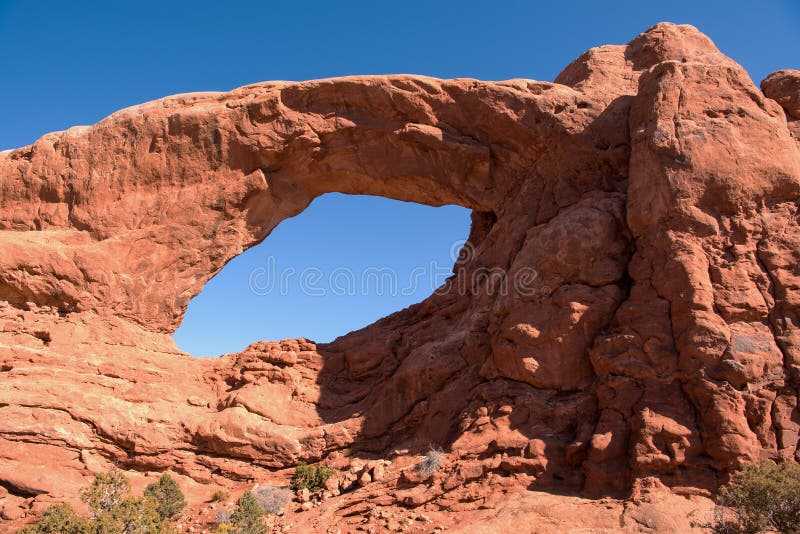 South Window at Arches National Park, Moab, Utah Stock Photo - Image of ...