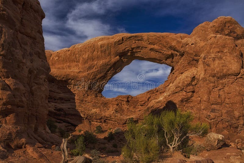 South Windows Arch stock photo. Image of utah, moab, rock - 27650426