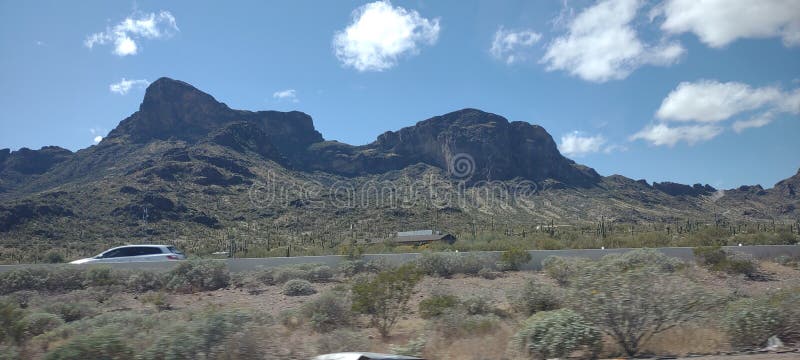 SOUTHEAST ARIZONA I-10 Road Trip Mountains Stock Photo - Image of fell ...