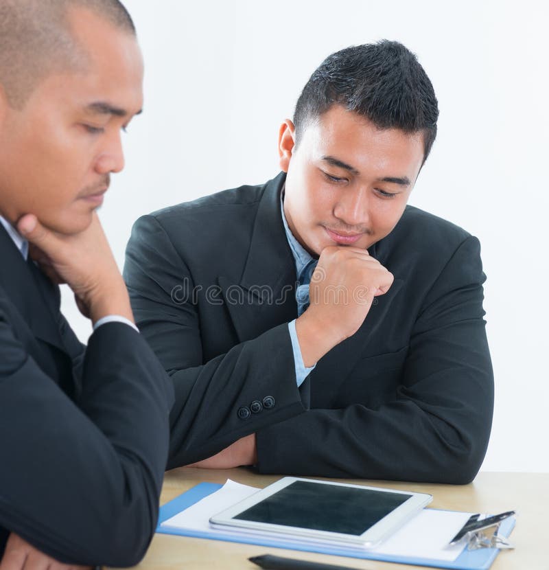 Southeast Asian Business People Discussion Stock Image - Image of ...