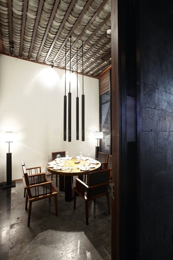 Southeast Asian-style Restaurant Stock Image - Image of indoors, luxury ...