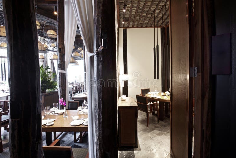 Southeast Asian-style Restaurant Stock Photo - Image of style, luxury ...