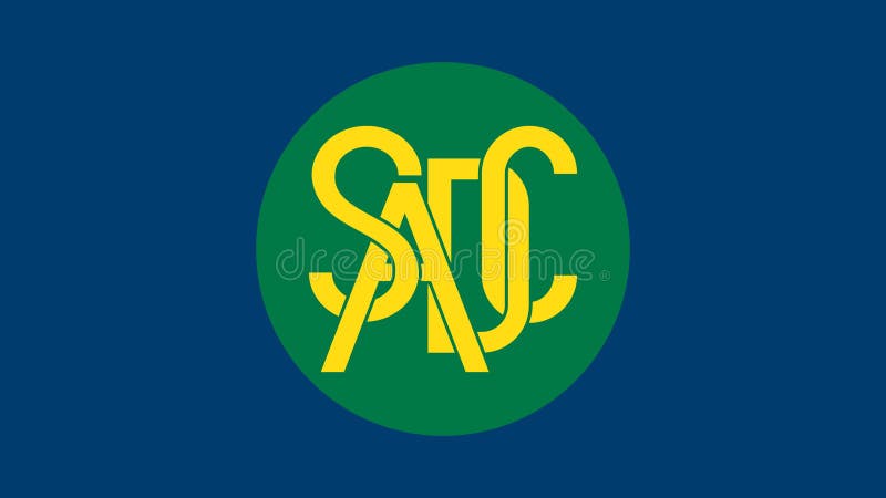 Southern African Development Community Flag Vector Illustration Premium ...