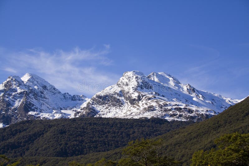 Southern Alps, New Zealand stock photo. Image of seasonal - 9831798