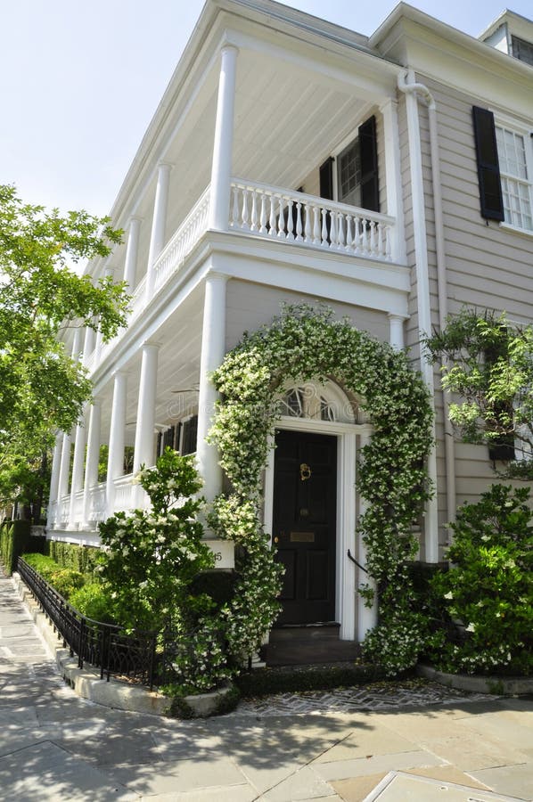 Southern Architecture, Charleston, SC Stock Photo - Image of estate ...