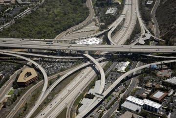 Southern California Freeway Interchange Stock Photo - Image of driving ...