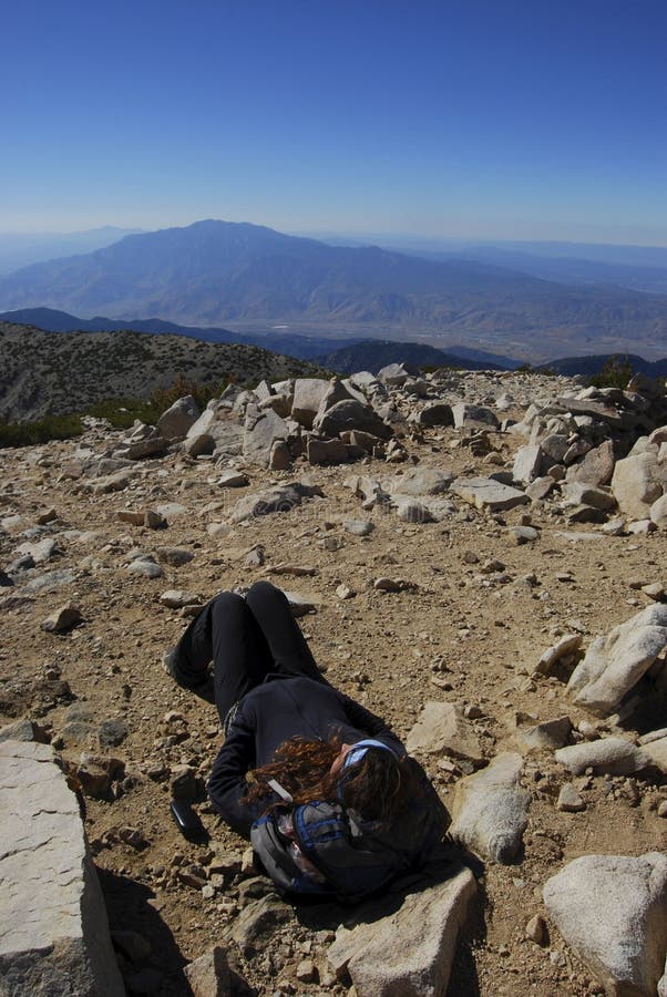 Southern California Mountain Adventure Stock Image - Image of gorgonio ...