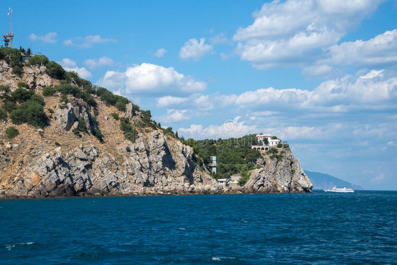 Southern coast of Crimea stock image. Image of famous - 80479485
