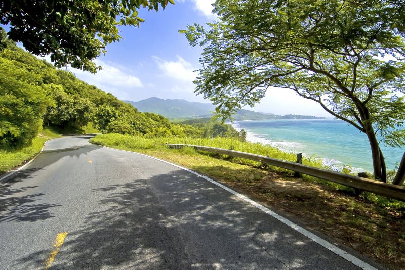 Southern Coastal Road, Puerto Rico Stock Photo - Image of drive ...