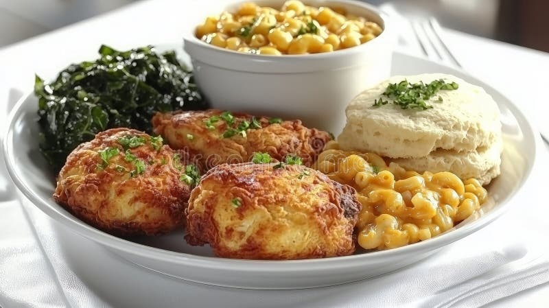 Southern Comfort Food Platter Stock Image - Image of foodphotography ...