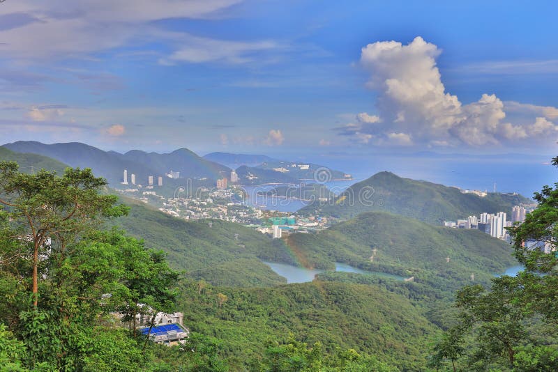 The Southern District View from the Peak Stock Photo - Image of ...