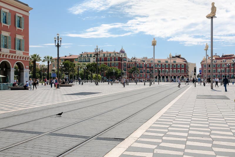 Central Square in Nice, France Editorial Stock Image - Image of ...