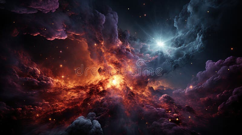 Southern Ring Nebula stock illustration. Illustration of constellation ...