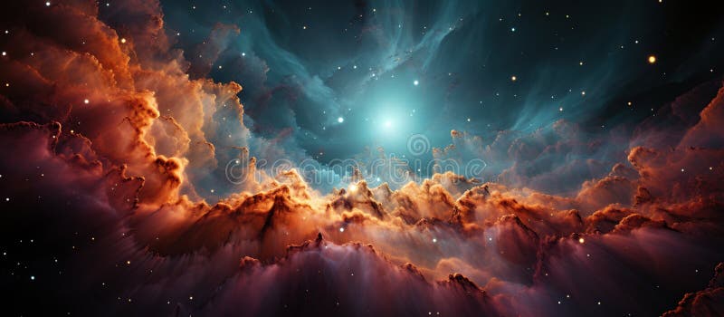 Southern Ring Nebula stock illustration. Illustration of nebulae ...