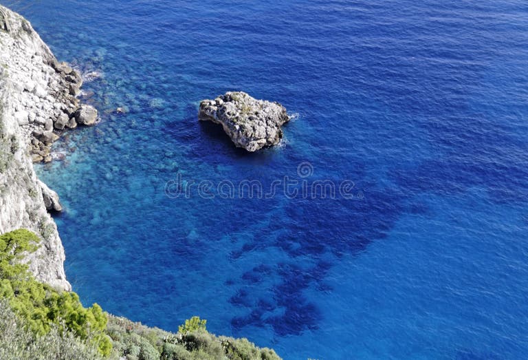 Southern Shore Capri stock photo. Image of landscape, water - 1537010