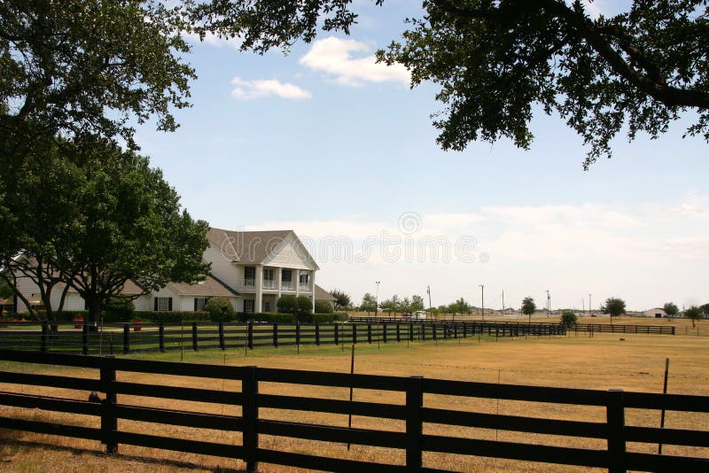 Southfork Ranch Near Dallas Stock Image - Image of production, tree: 940979