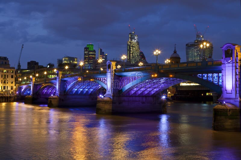 Southwark Bridge in London stock photo. Image of london - 32290848