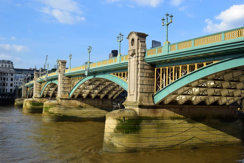 London Bridge Over Thames River Stock Image - Image of structure ...