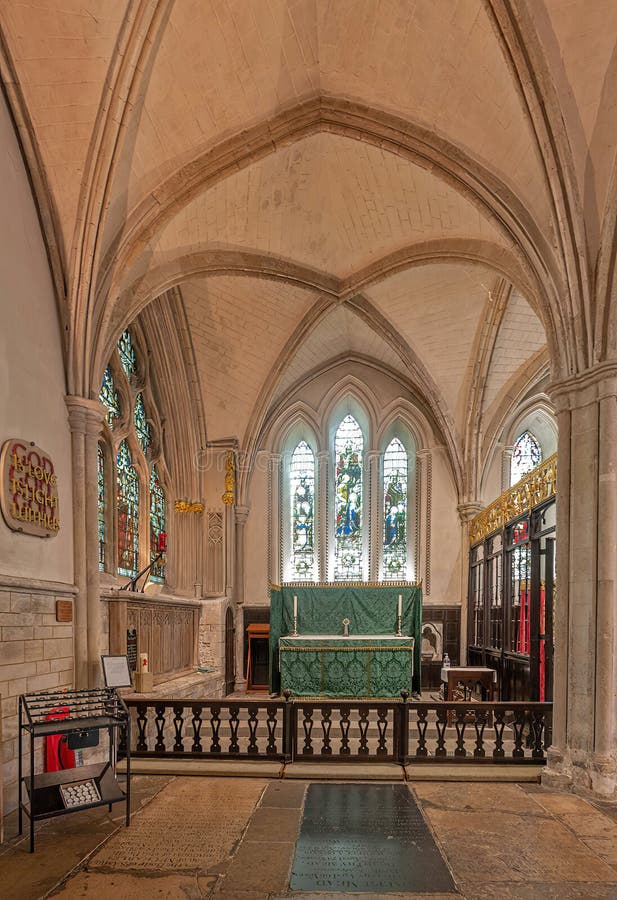 Southwark Cathedral Chapel London Editorial Photography Image Of