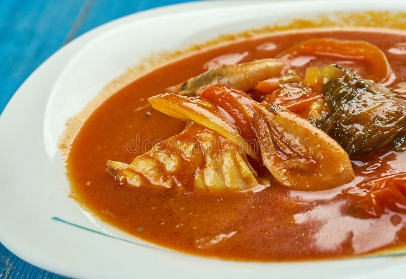 Southwest Cilantro Fish Stew Stock Image - Image of meal, pepper: 115308261